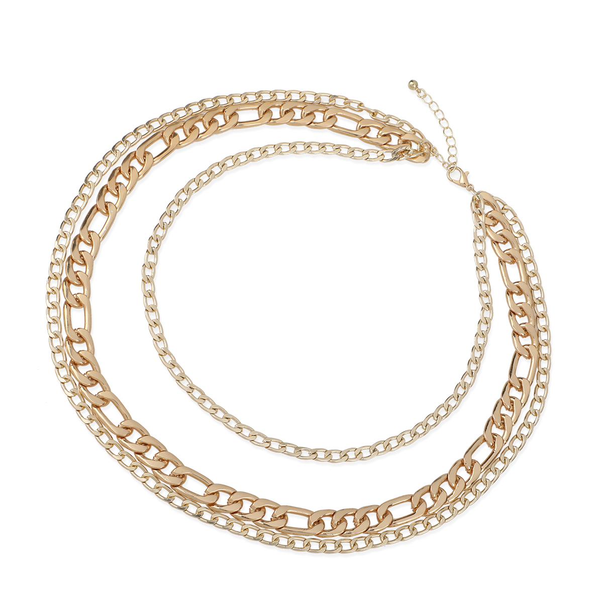Buy Trendy Layered Necklace - Gold Online in Kuwait | Boutiqaat