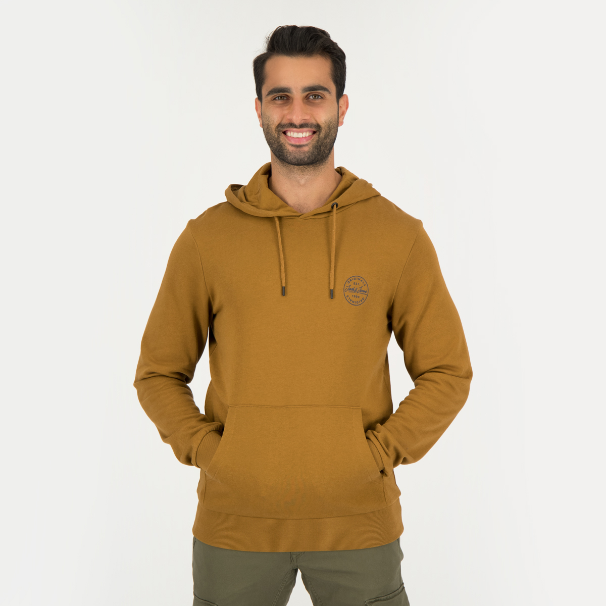 Buy Logo Hoodie - Tan Online in Kuwait | Boutiqaat