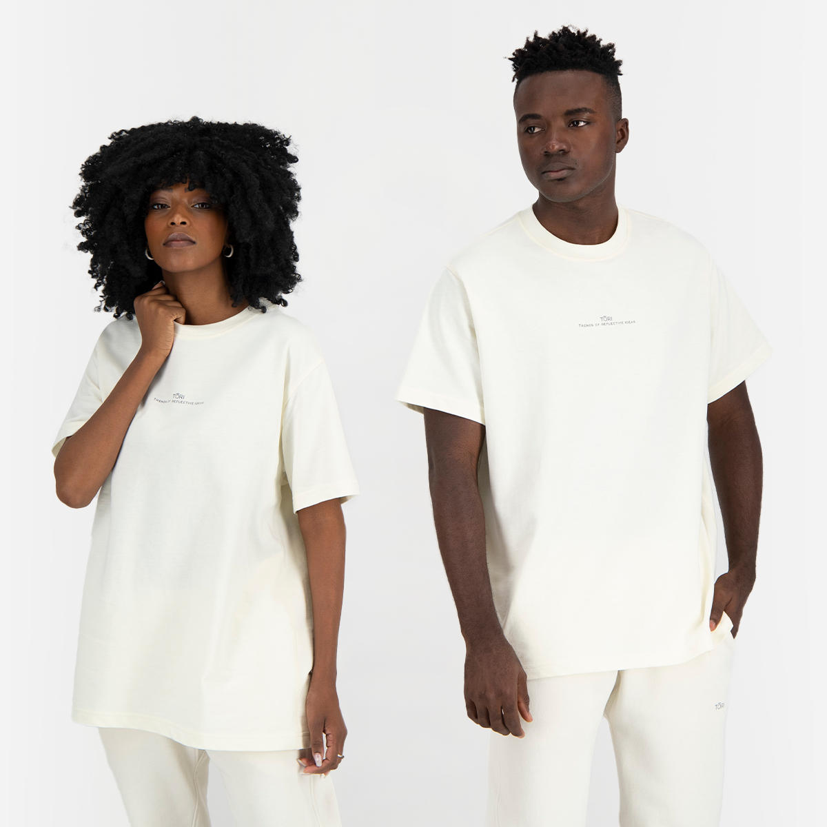 Buy Regular Shoulder T-Shirt - Off-white Online in Kuwait | Boutiqaat