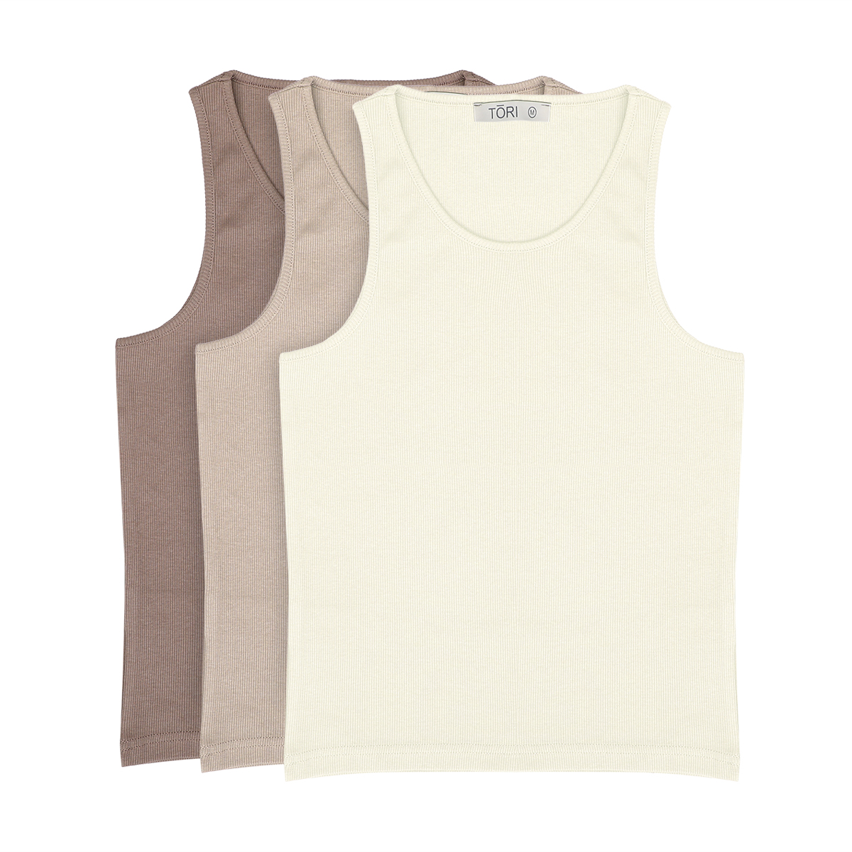 Buy Tank Top Set of 3 - Multicolour Online in Kuwait | Boutiqaat