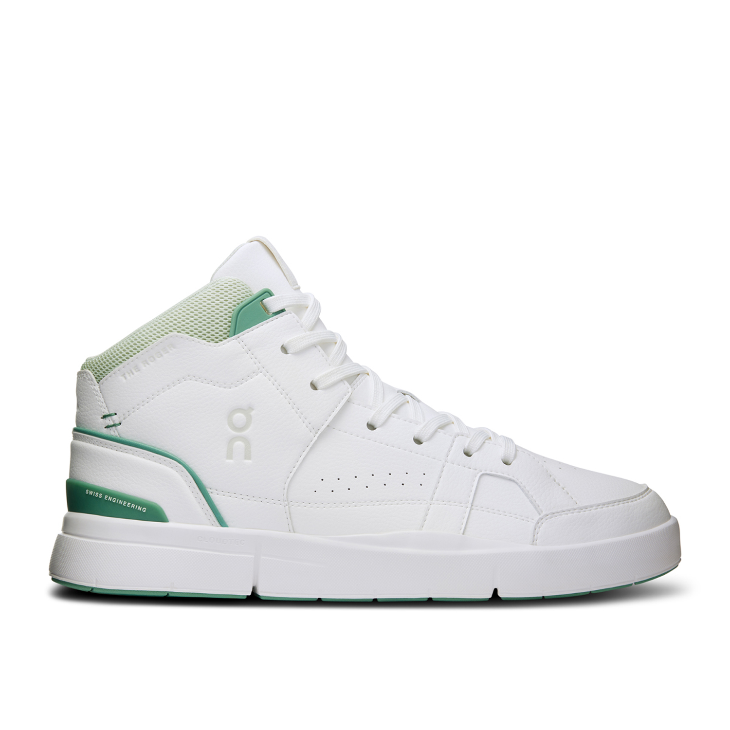 Buy THE ROGER Clubhouse Mid Sneakers - White Online for Men in Kuwait