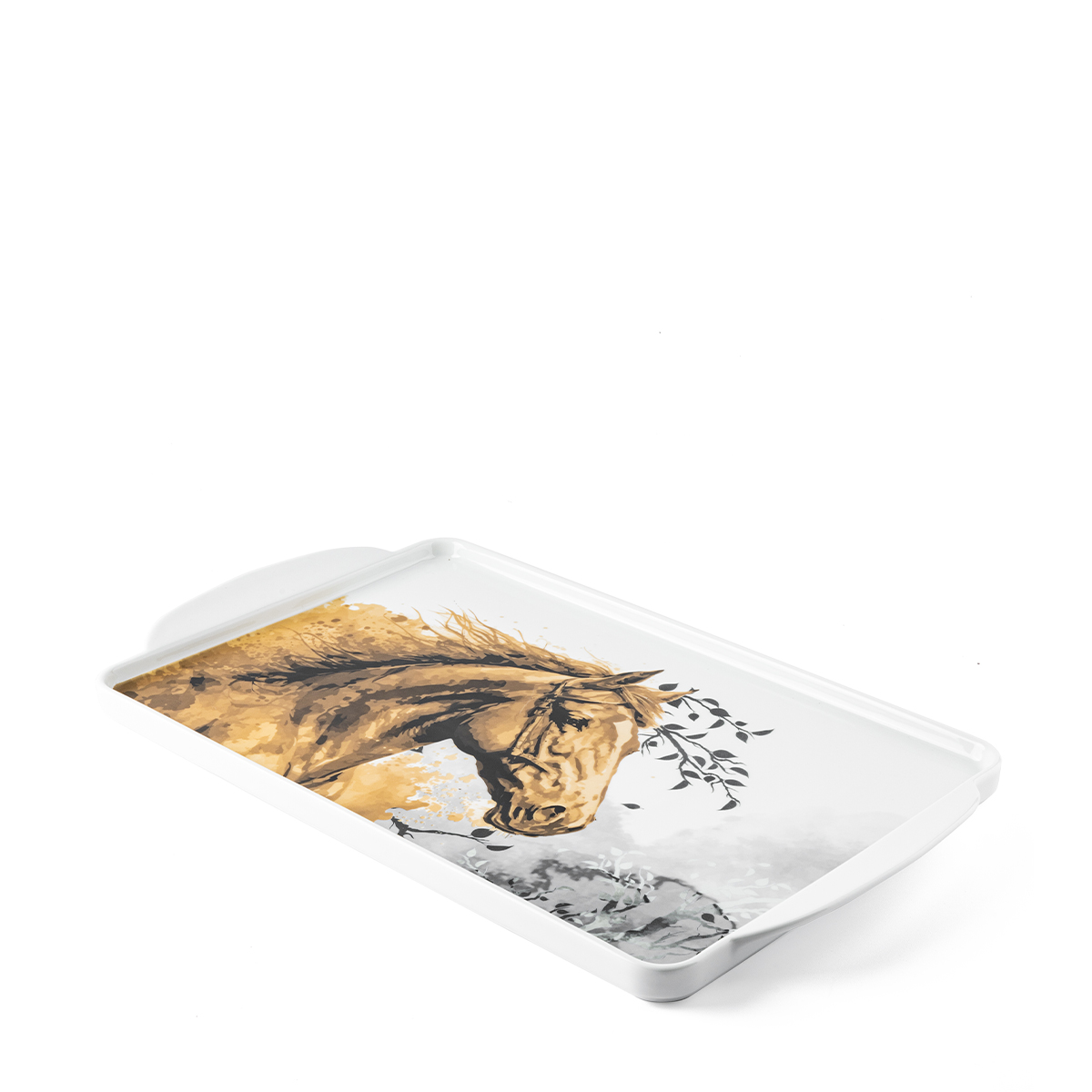 Buy Samra Collection Serving Tray - Gold Online in Saudi Arabia | Boutiqaat