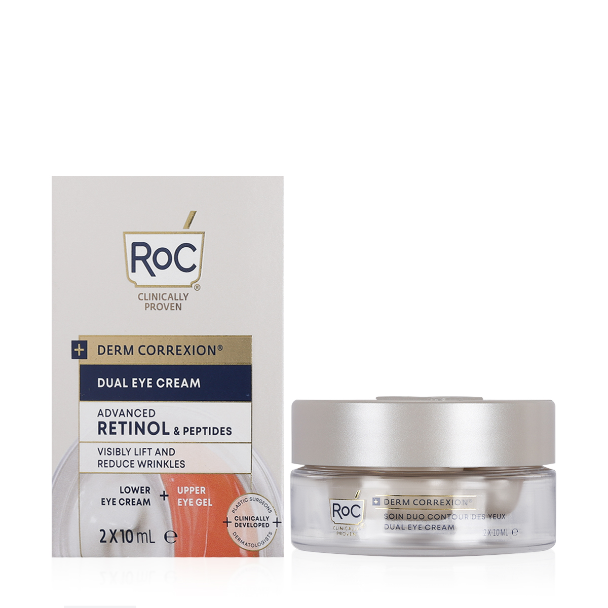 Buy Derm Correxion® Advanced Retinol & Peptides Dual Eye Cream - 2 x ...