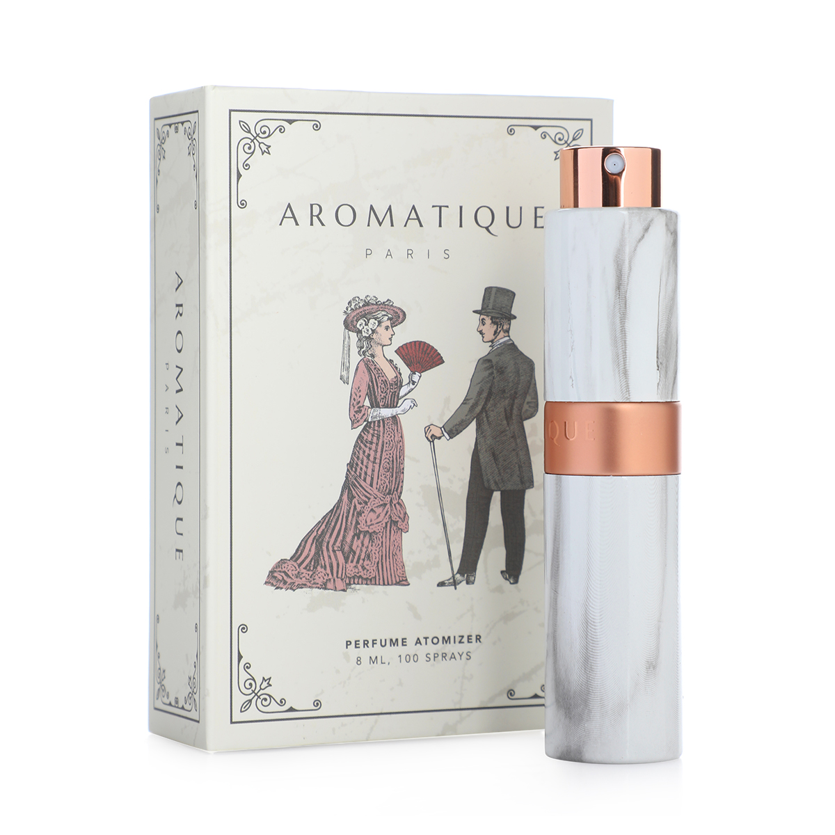 Buy White Marble Perfume Atomiser - 8ml Online in Kuwait | Boutiqaat